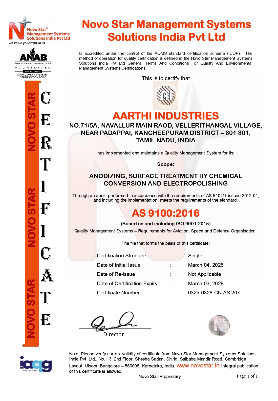 Aarthi Industries - Quality ElectroPlating Services